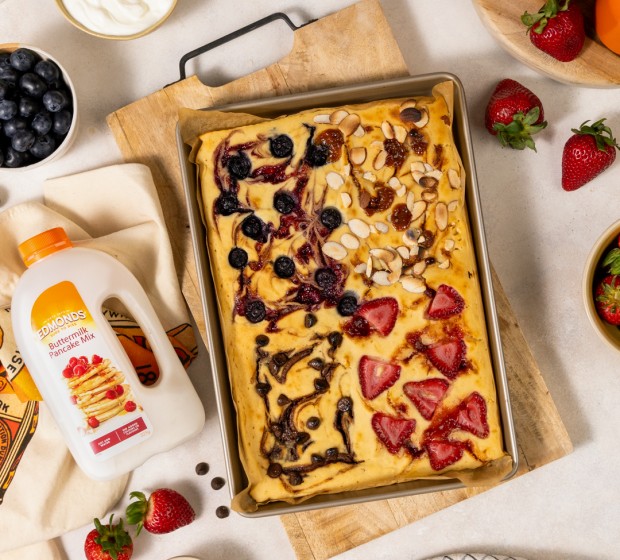 Sheet Pan Pancakes Recipe NZ Edmonds Cooking