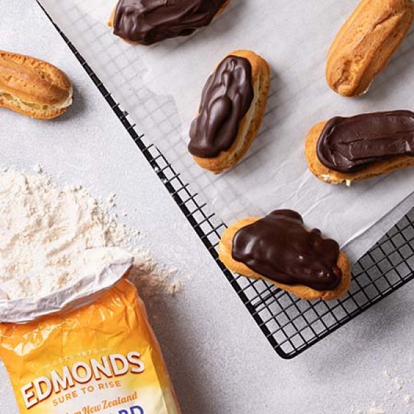 Chocolate Eclairs Recipe NZ | Edmonds Cooking